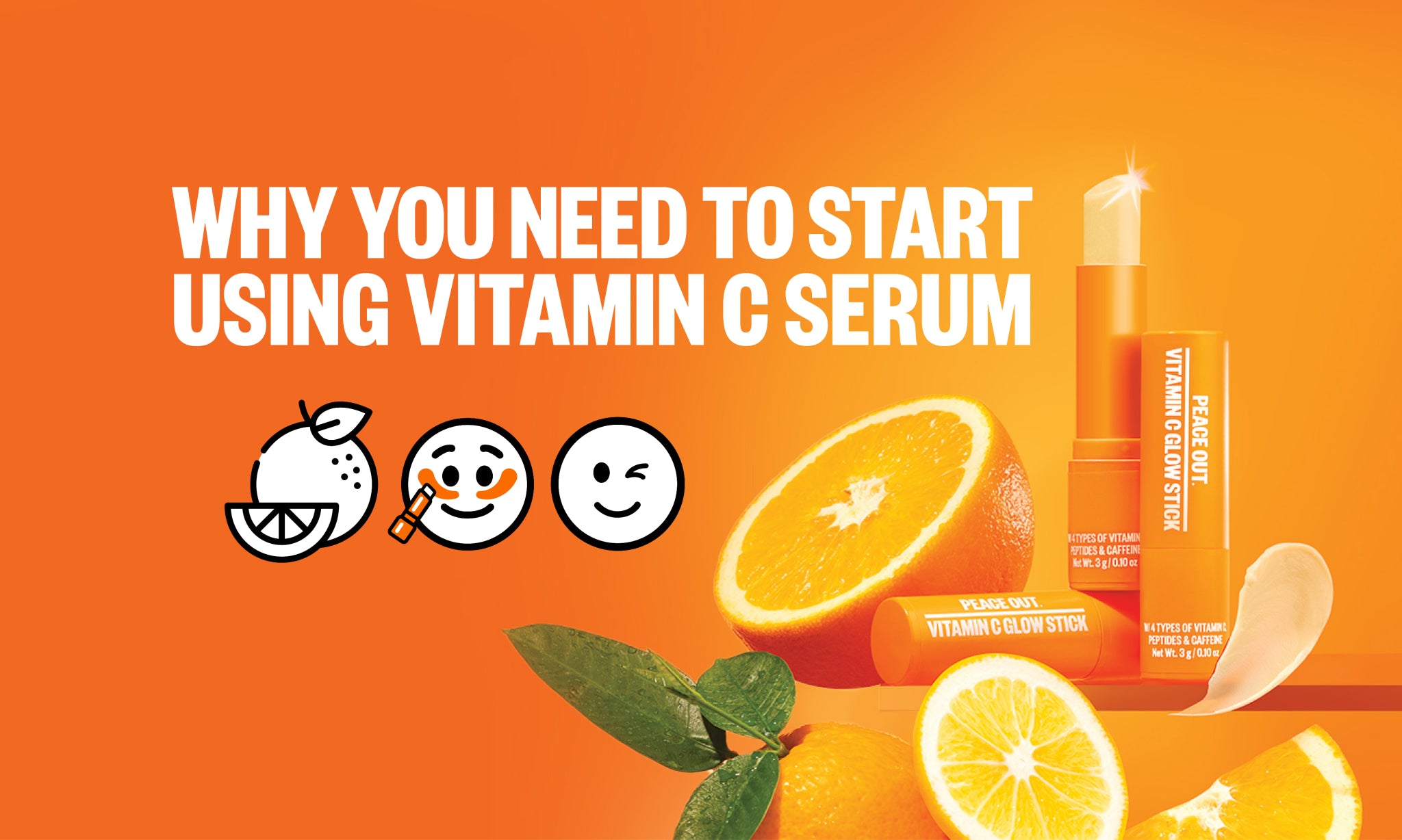 The Benefits of Vitamin C For Your Skin | Peace Out Skincare