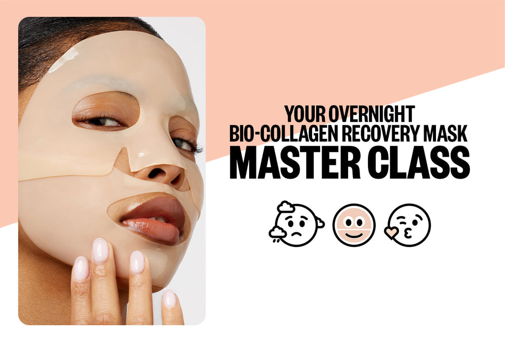 Overnight Bio-Collagen Recovery Mask - FAQs | Peace Out Skincare